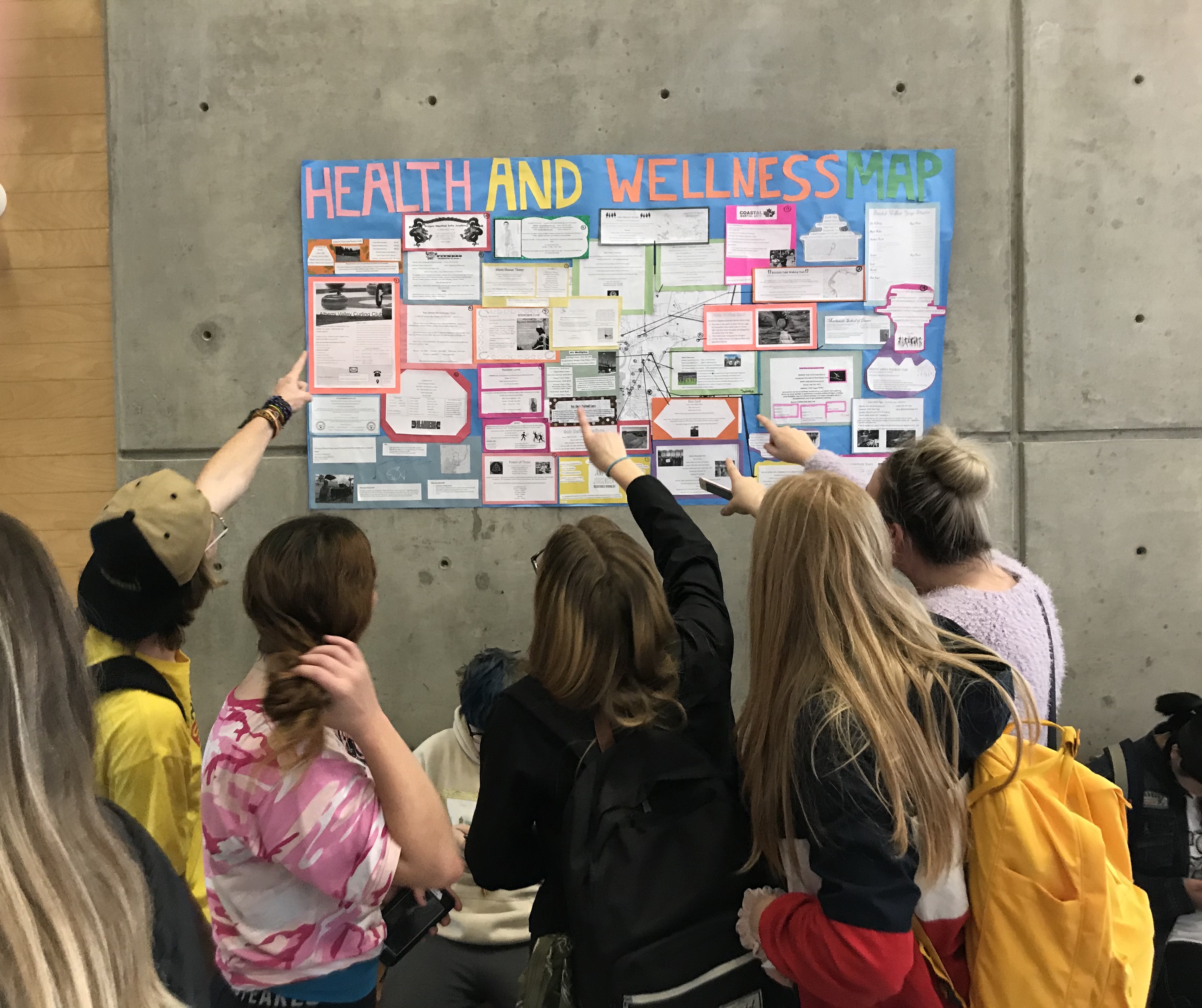 Health and Wellness Map – Girls PE
